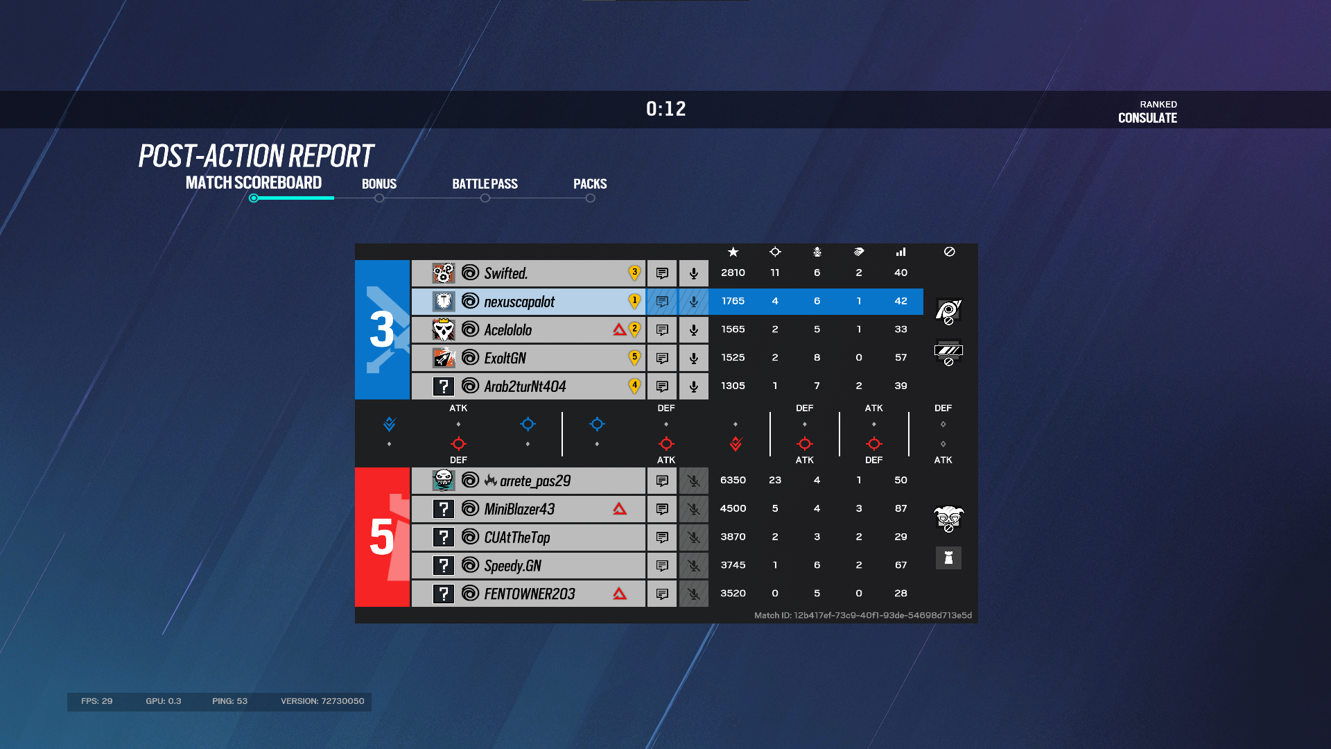 Reported vChef_ for Cheating by nexus on Rainbow Six Siege | Reputation.gg