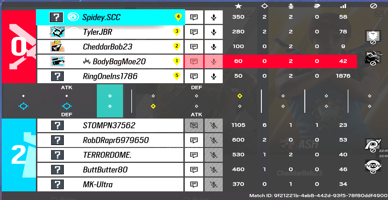 Reported OompaLoompa___ for Cheating by spidey.scc on Rainbow Six Siege ...