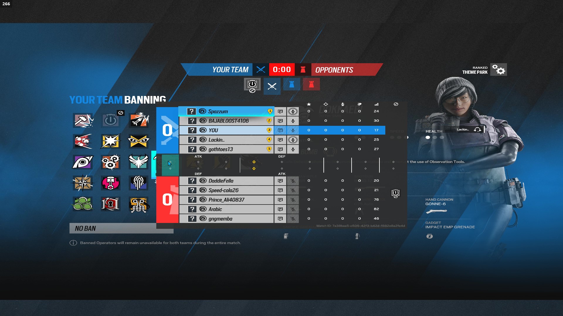Reported LackinOTF for Toxic Behavior by wasd on Rainbow Six Siege ...