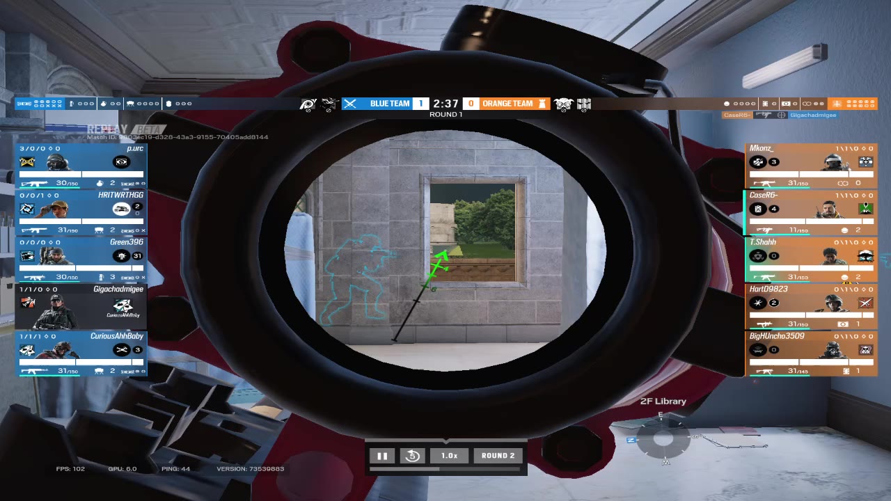 Reported CaseR6- for Cheating by aluvsme on Rainbow Six Siege ...