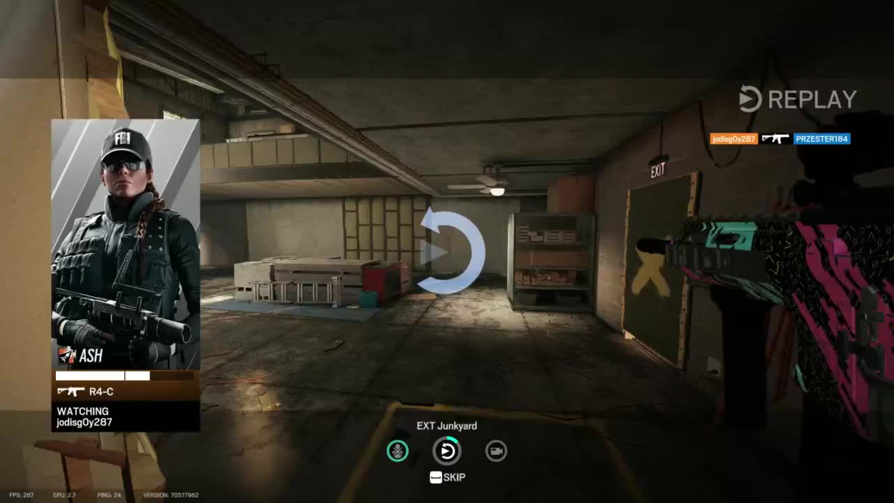 Reported TkTk2sd for Cheating by ce.gie on Rainbow Six Siege ...