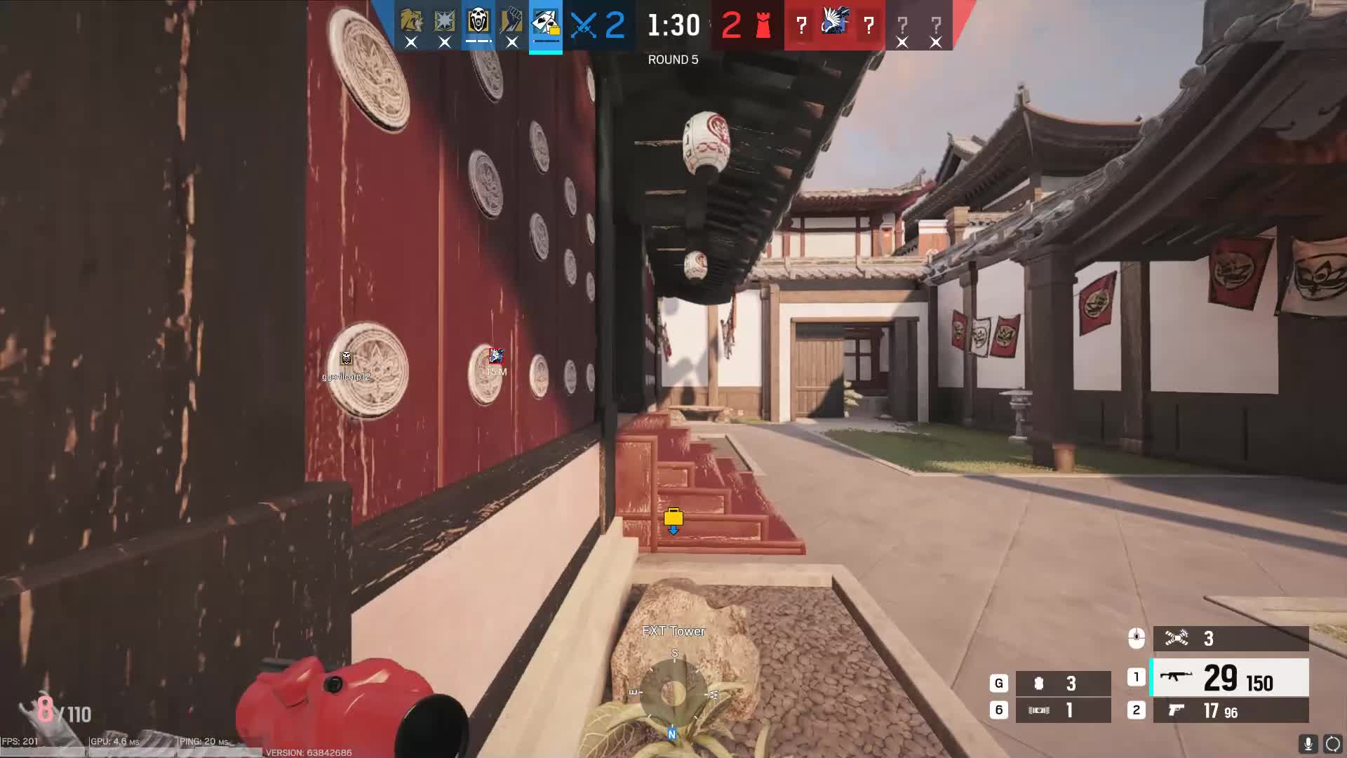 Reported RoZq... for Cheating by masn2 on Rainbow Six Siege | Reputation.gg