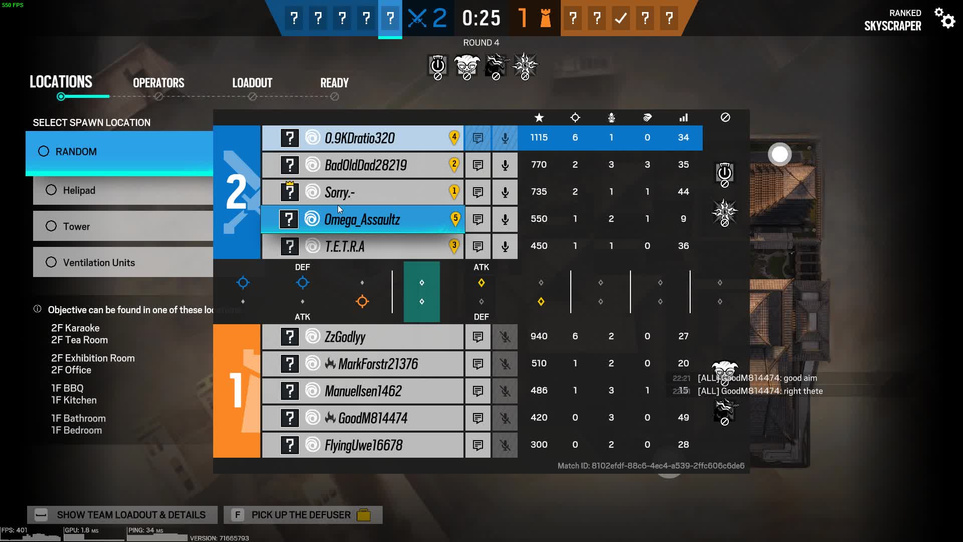 Reported ZzGodlyy for Cheating by killmetro_ on Rainbow Six Siege ...