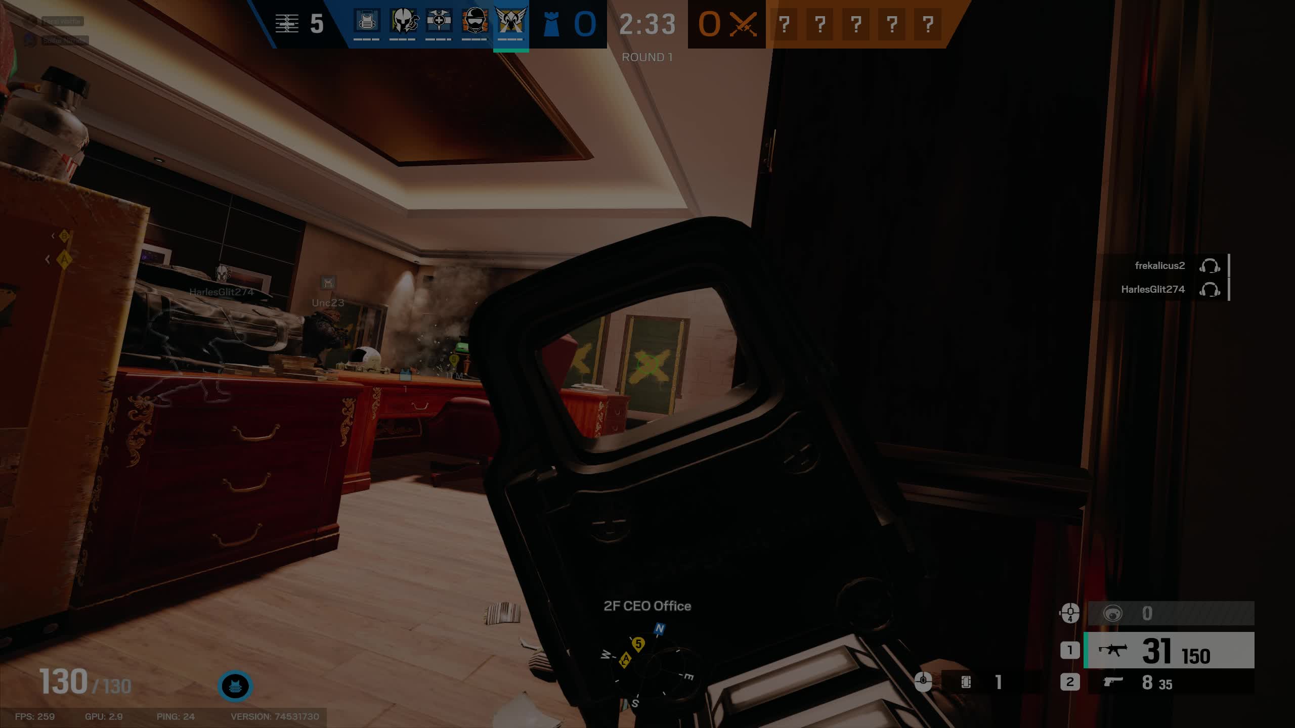 Reported HuddledCobra476 for Cheating by feralwaffle on Rainbow Six ...