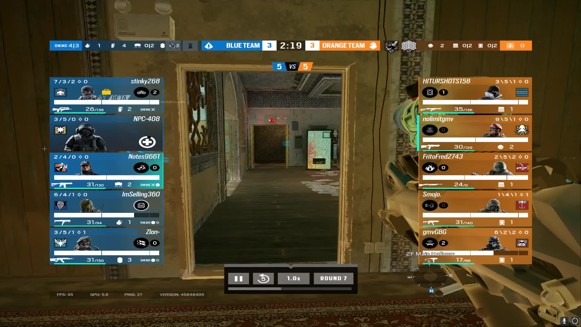 Reported IllIIIllIIll for Cheating by ! Aj123 on Rainbow Six Siege ...