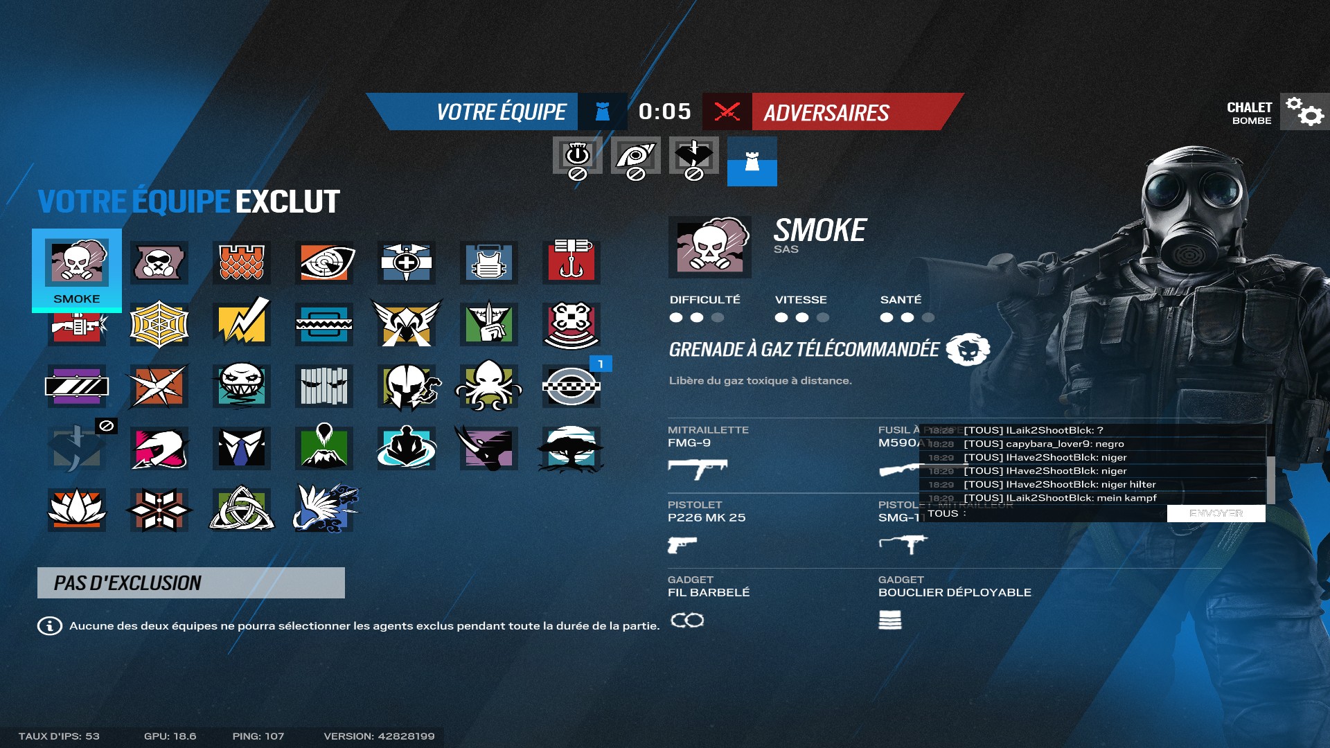 Reported PutsiH6vitaja for Racism by Momo on Rainbow Six Siege ...