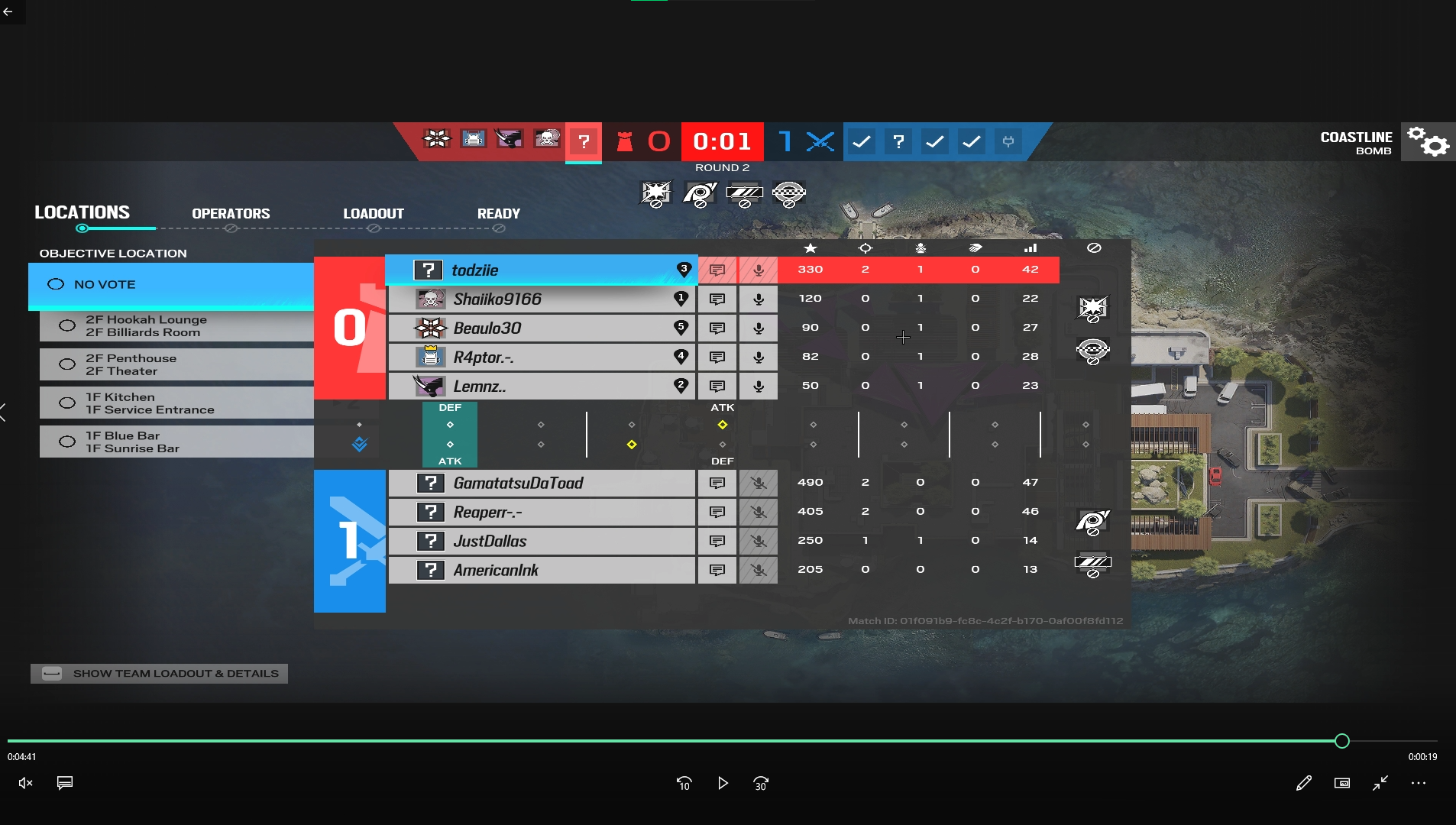 Reported DaIlas. for Toxic Behavior by Toad on Rainbow Six Siege ...